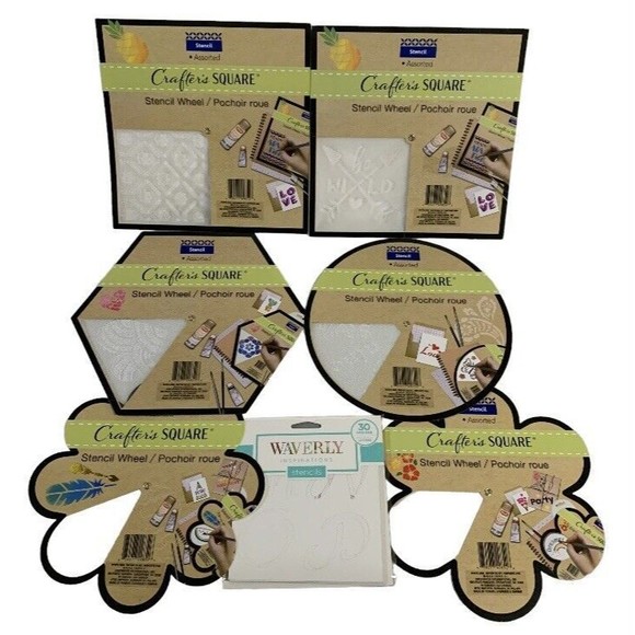 Art | Stencils Templates Lot Assorted Art Designs 7 Bundle | Poshmark